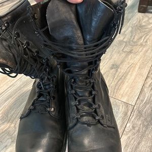 Nathan Hack | Shoes | Vintage Nathan Hack Ripple Sole Black Military ...